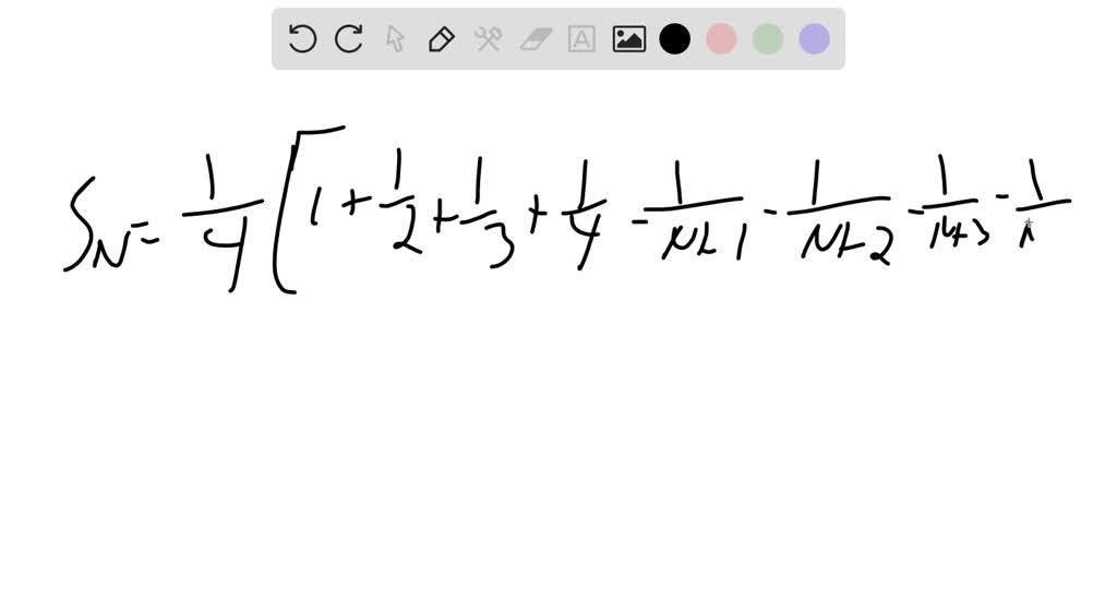 ⏩solveduse Partial Fractions To Calculate The Nth Partial Sum Sn 7102