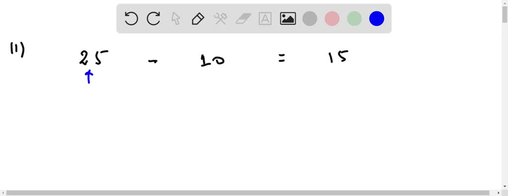 SOLVED:Fill in the blanks. In the subtraction problem shown below ...