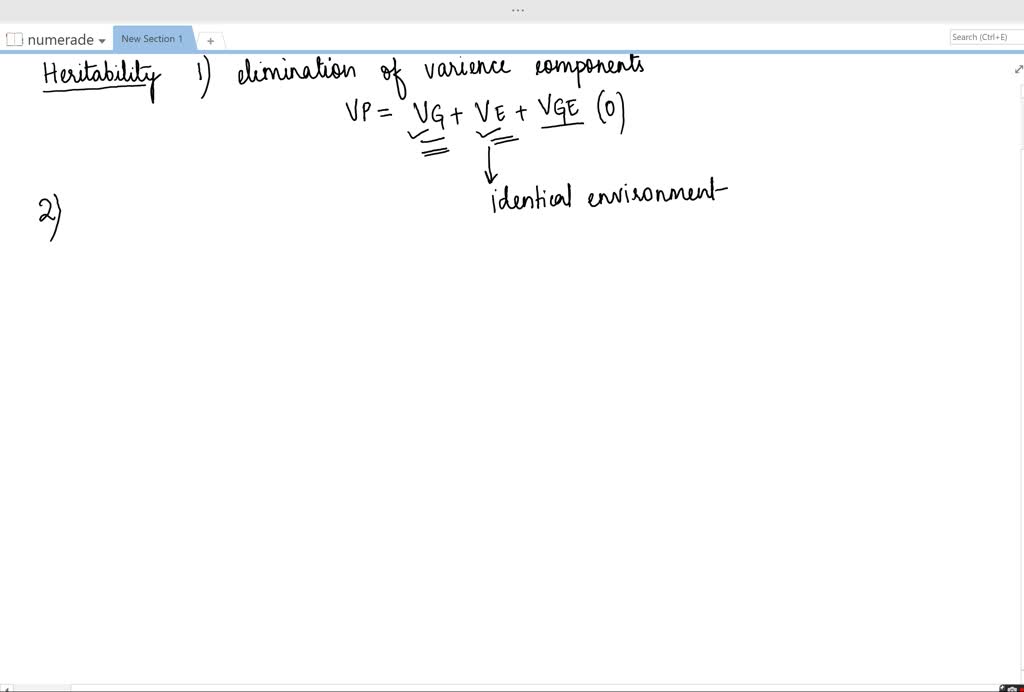 ⏩SOLVED:Briefly outline some of the ways in which heritability can… | Numerade