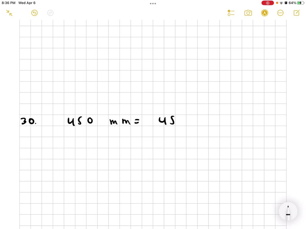 ⏩SOLVED:Convert the units of mass. 450 mm= dm | Numerade