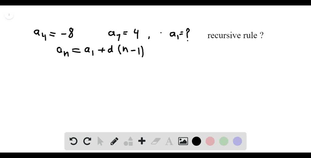 Solved The Fourth And Seventh Terms Of An Arithmetic Sequence Are 8
