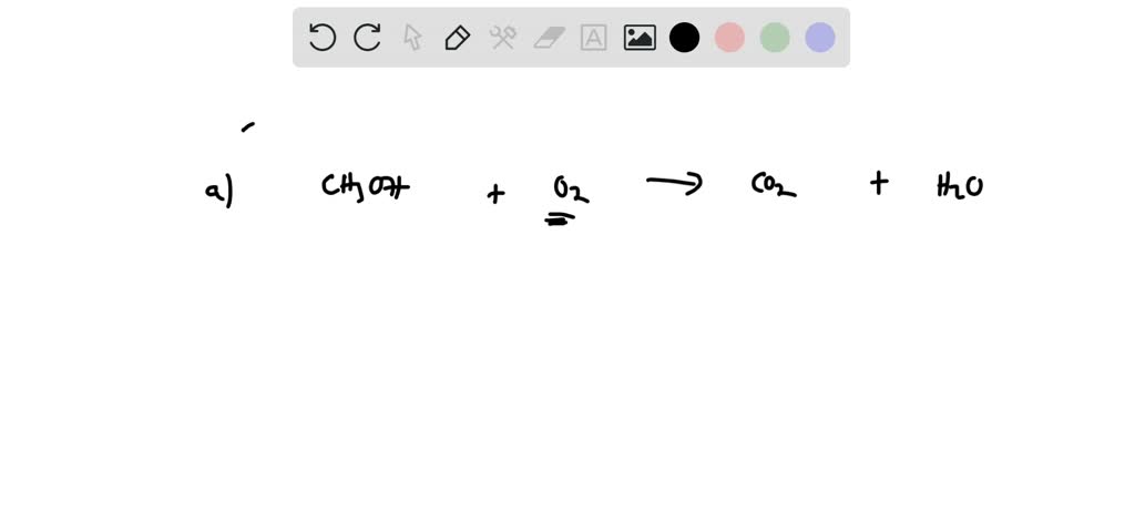 Solved Write The Balanced Chemical Equation For The Complete Combustion