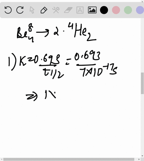 SOLVED:A very unstable isotope of beryllium, ^8 Be, undergoes emission ...
