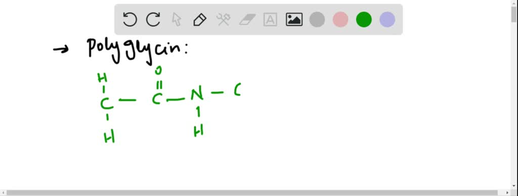 SOLVED:The amino acid glycine can be condensed to form a polymer called ...