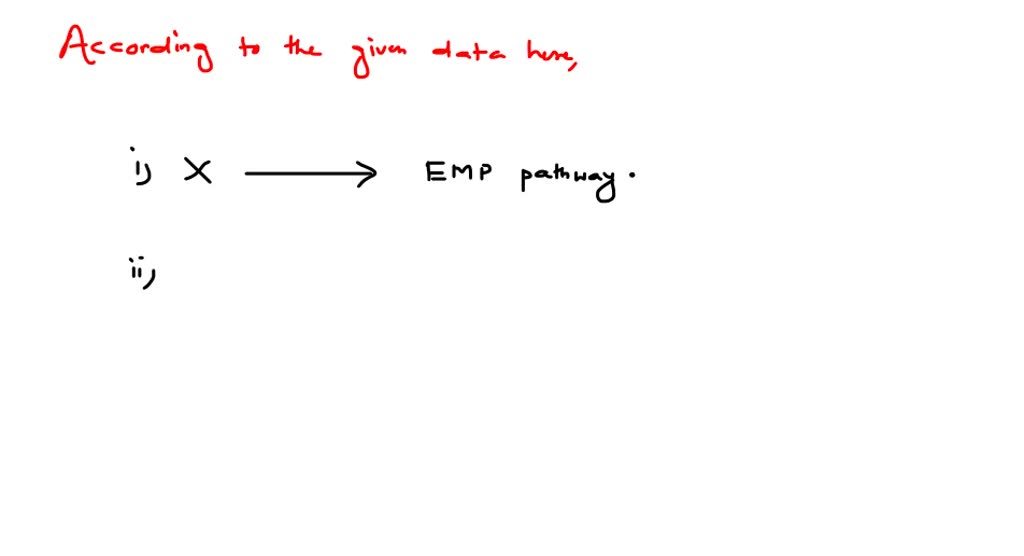 SOLVED:The pathway of respiration common in all iving organisms is X ...