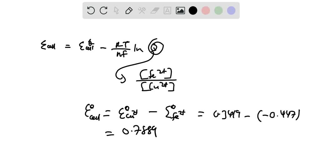 SOLVED:An excess of finely divided iron is stirred up with a solution ...
