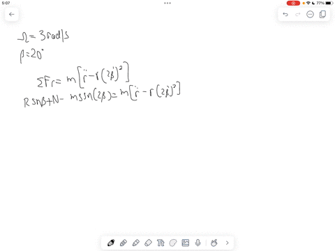 SOLVED: A 0.2 -kg particle P is constrained to move along the vertical-plane circular slot of ...