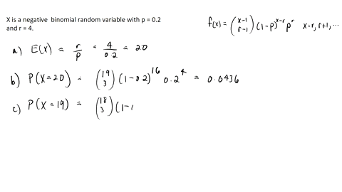 SOLVED:Consider a sequence of independent Bernoulli trials with p=0.2 ...