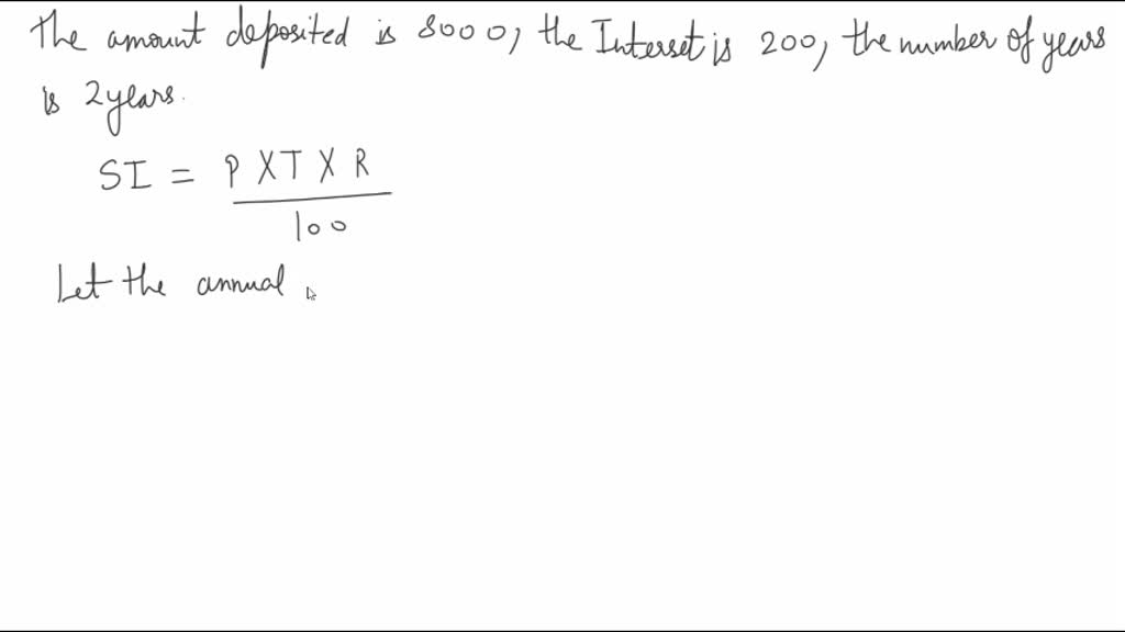 SOLVED:A certificate of deposit with an initial deposit of 8000 ...