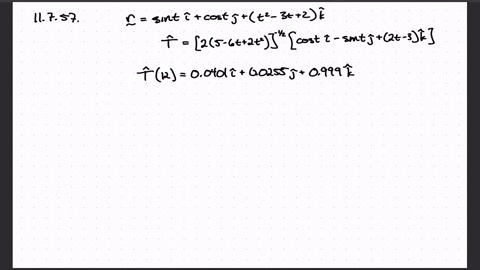 SOLVED:Consider the motion of a particle along a helix given by 𝐫(t)=sint 𝐢+cost 𝐣+(t^2-3 t+2) 𝐤 ...