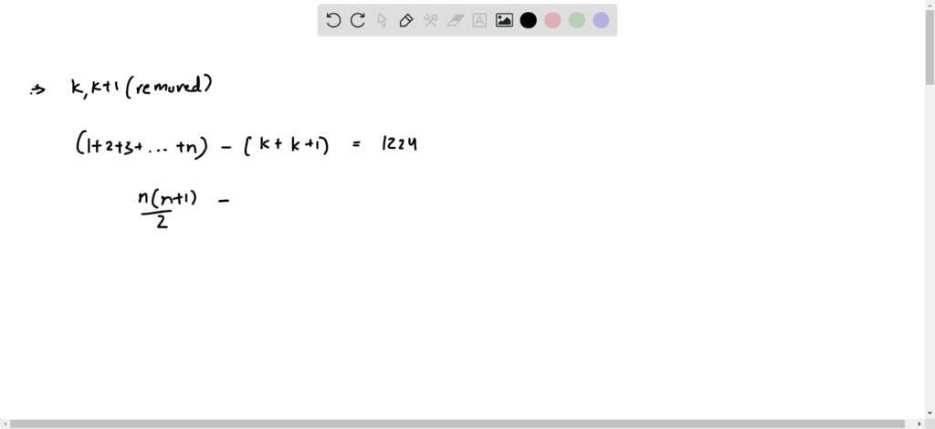 SOLVED:A pack contains n cards numbered from 1 to n. Two consecutive ...