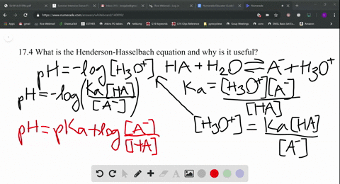 ⏩SOLVED:What is the Henderson-Hasselbalch equation, and why is it ...