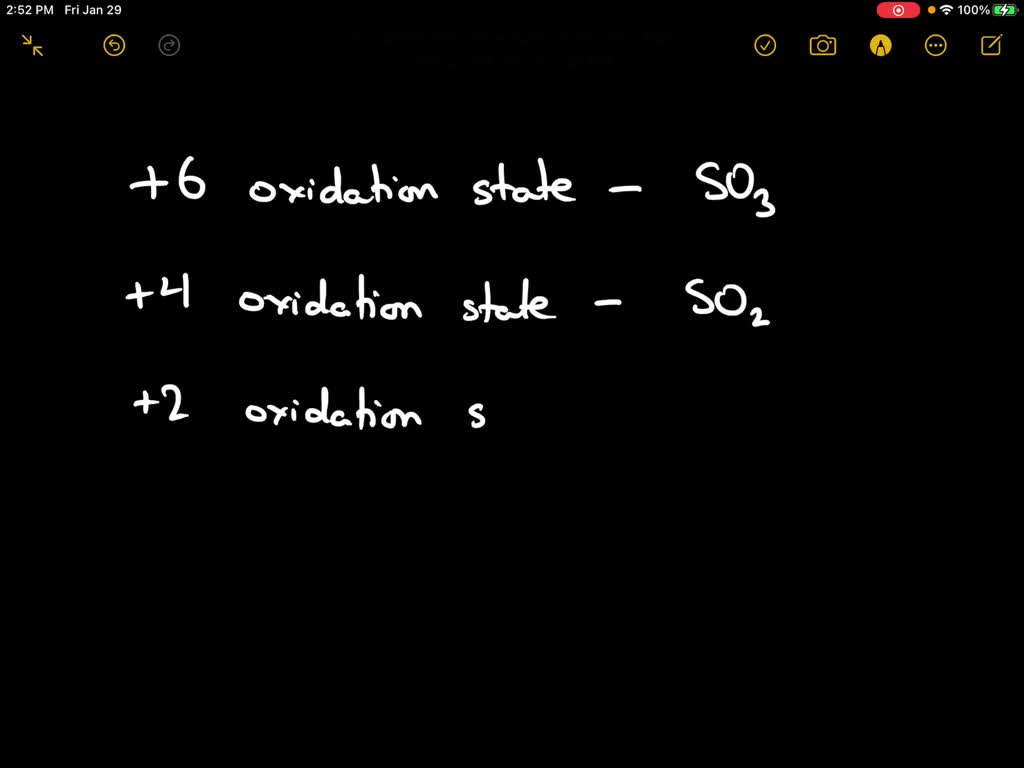SOLVED:Sulfur forms a wide variety of compounds in which it has +6 +4 ...