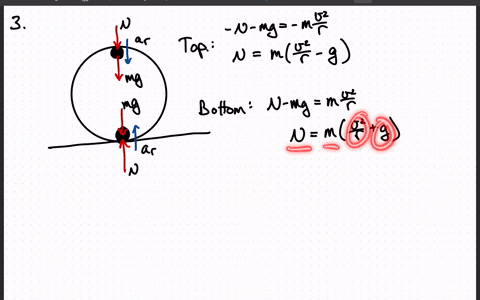 SOLVED:You ride a roller coaster with a loop-the-loop. Compare as best ...