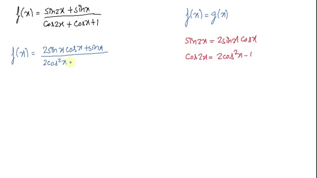 Solveduse The Graph Of F To Find The Simplest Expression Gx Such That The Equation Fxgx