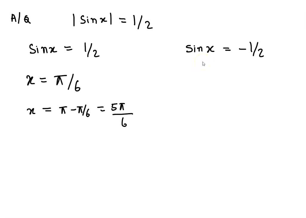 SOLVED:a. Write the solution set to the equation sinu=1 on the interval ...