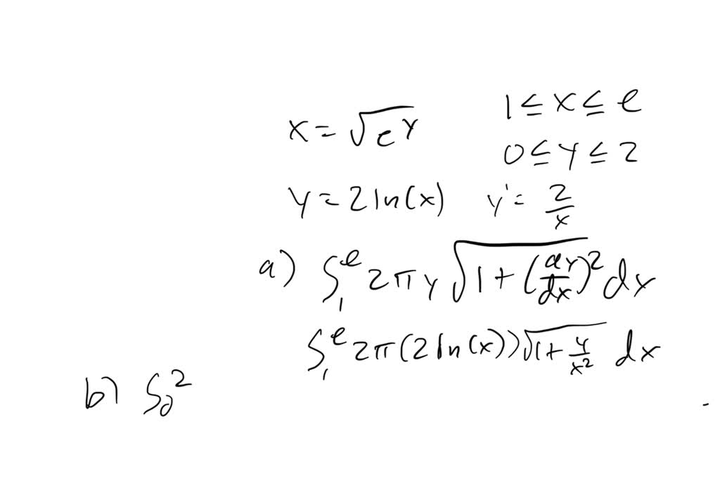 The given curve is rotated about the x -axis. Set up, but do not evaluate, an integral for the ...