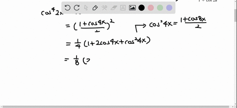 SOLVED: use the power-reducing formulas to rewrite the expression in ...