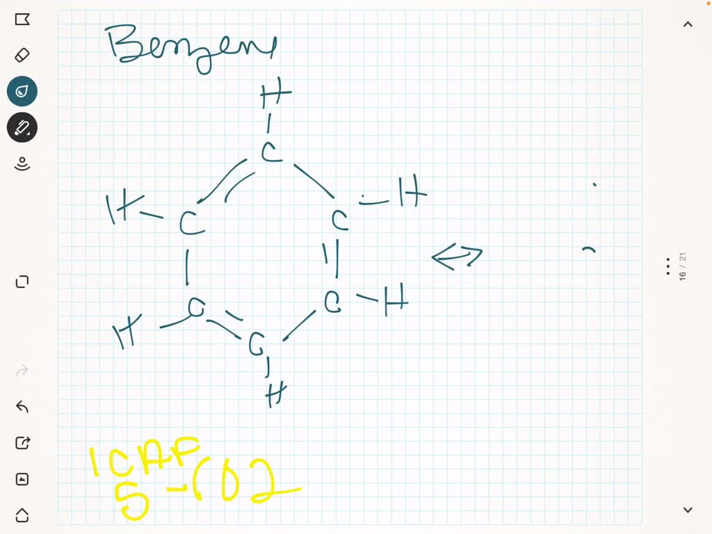 SOLVED:Consider benzene, a pleasant-smelling but carcinogenic (cancer ...