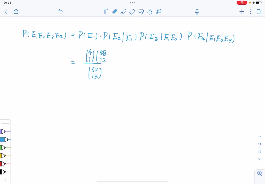 SOLVED:A deck of 52 playing cards, containing all 4 aces, is randomly ...