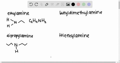 SOLVED:Write the structural formula of each of the following amines: (a ...