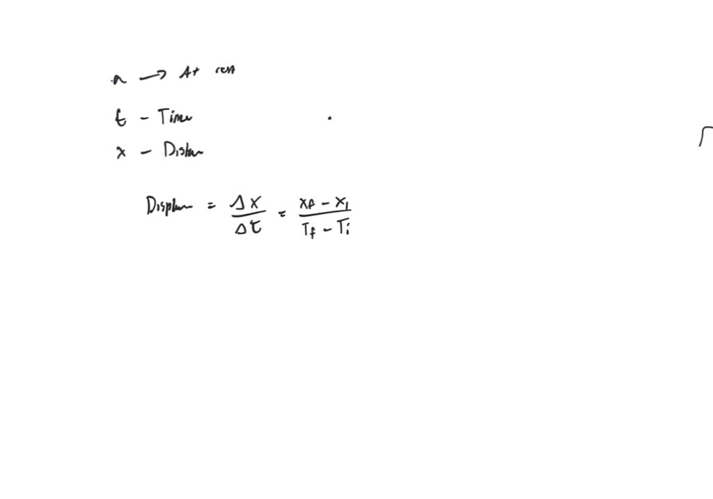 A mass initially at rest experiences a uniform acceleration, a. During ...