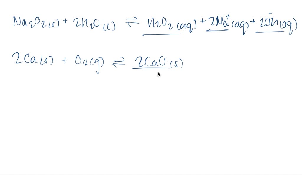SOLVED:Write a balanced equation and give the names of the products for the reaction of (a ...