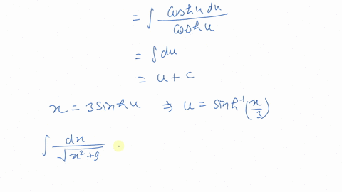 SOLVED:the trigonometric substitutions x=a secθand x=a tan θlead to ...