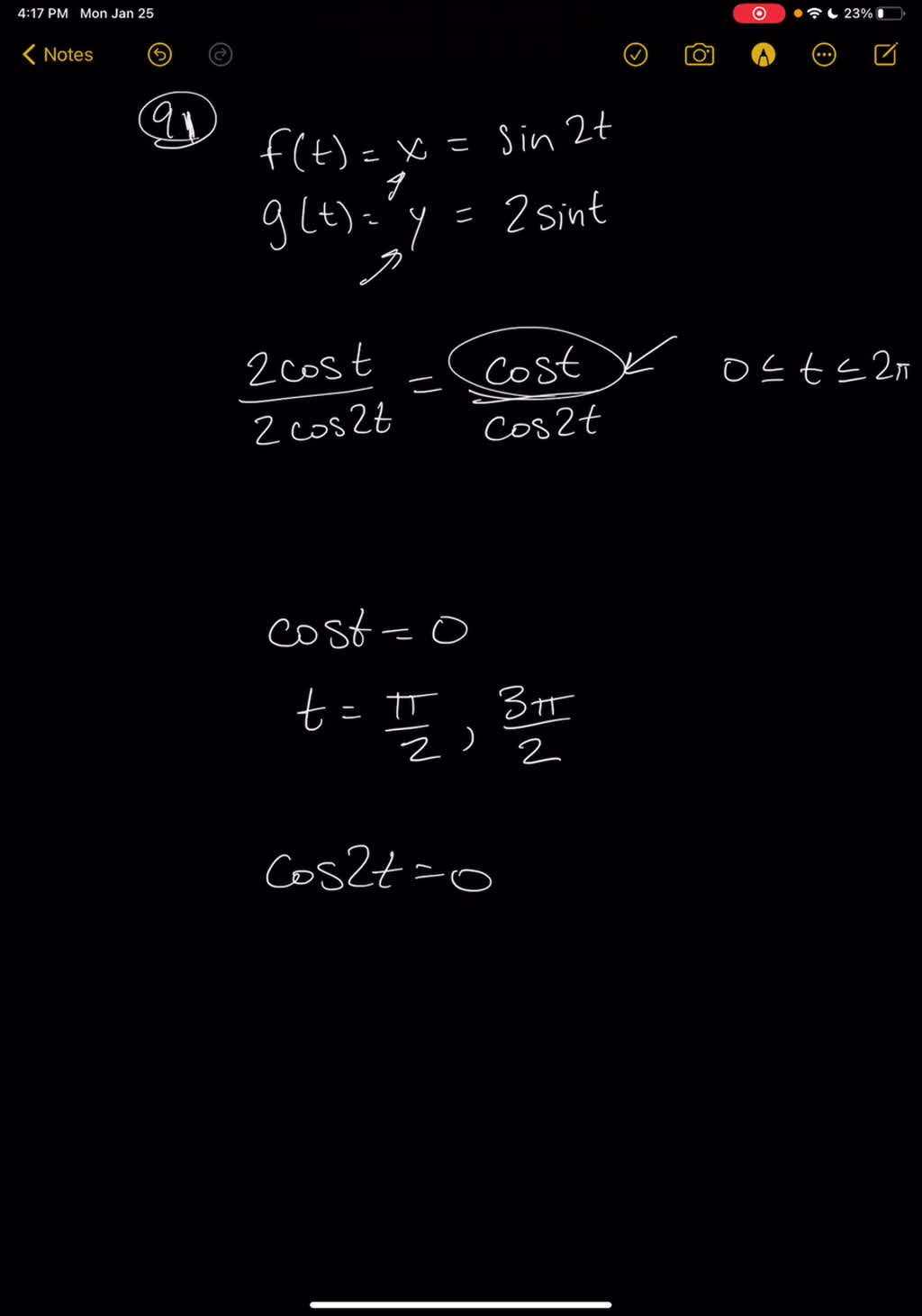 Lissajous curves Consider the following Lissajous curves. Find all points on the curve at which ...