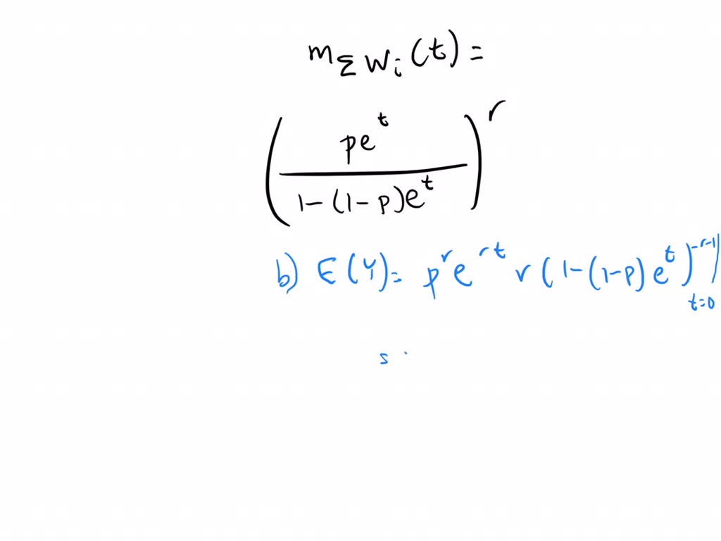 Solved Use The Method Of Moments To Derive Formulas For Estimating The