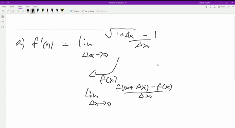 SOLVED:The given limit represents f^'(a) for some function f and some ...