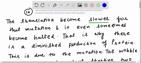 SOLVED:Some mutations that do not alter the identity of the encoded ...