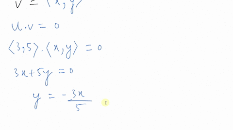 SOLVED:Find two vectors in opposite directions that are orthogonal to ...