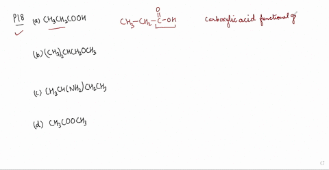 SOLVED:Identify the functional group in each compound (i.e., alcohol ...