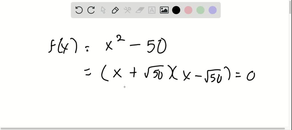 SOLVED:Find the real zeros of each quadratic function using any method you wish. What are the x ...