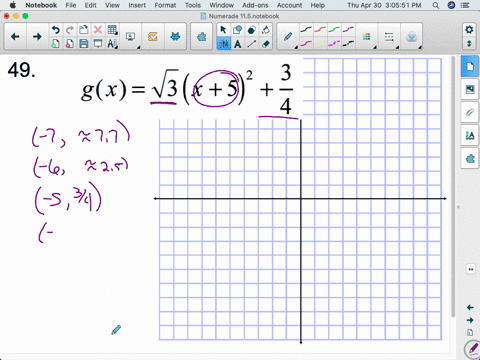 SOLVED:Sketch the graph of each quadratic function. Label the vertex, and sketch and label the ...