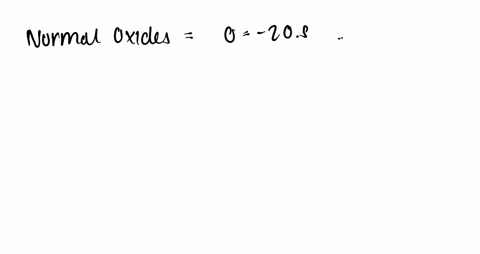 SOLVED:Distinguish among normal oxides, peroxides, and superoxides ...