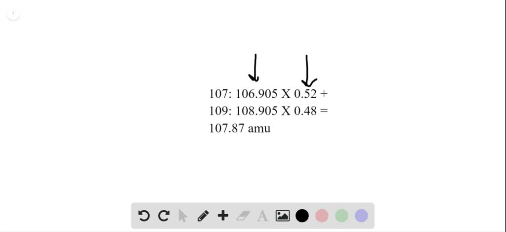 Atomic Mass of Silver Silver has two isotopes: \s…