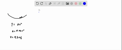 SOLVED:A particle slides along the frictionless track shown in Fig. 7. ...