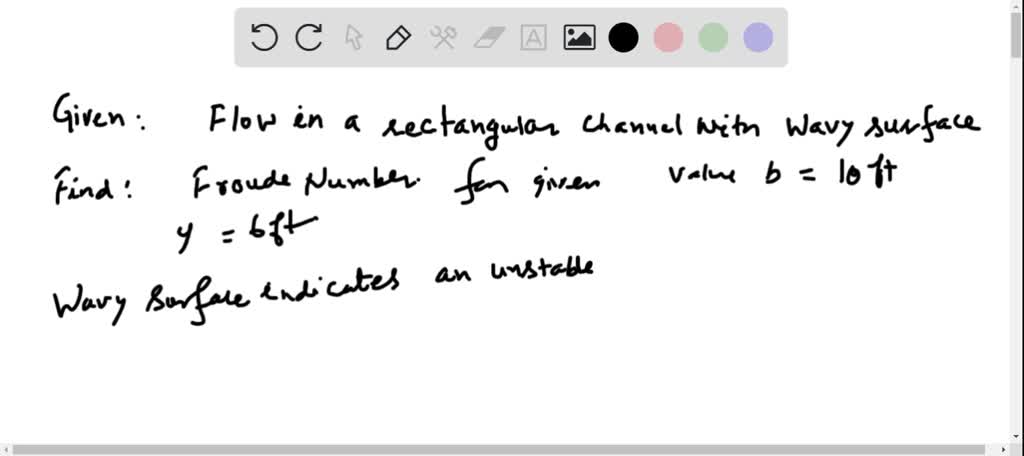 An equilateral triangular channel has a surface water width of 40 ft ...