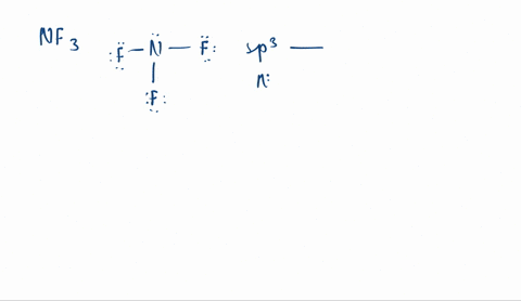 SOLVED:a. Nitrogen trifluoride, NF3, is a relatively unreactive ...