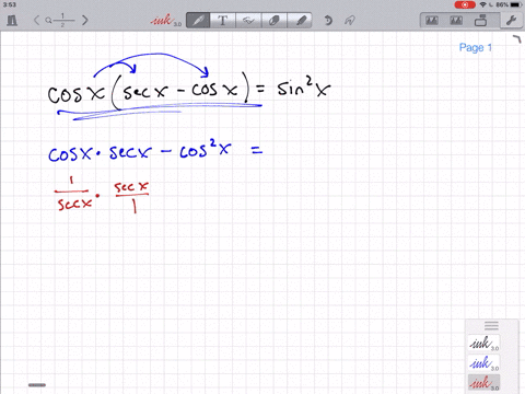 SOLVED:Verify the equation is an identity using multiplication and ...