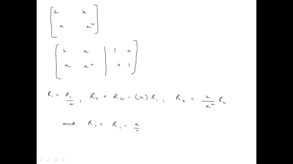 SOLVED:For what values of the variables x and y is the matrix ( x y x^2 ...