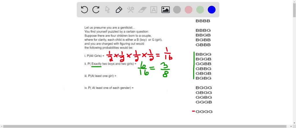 SOLVED:Assume that each born child is equally likely to be a boy or a ...