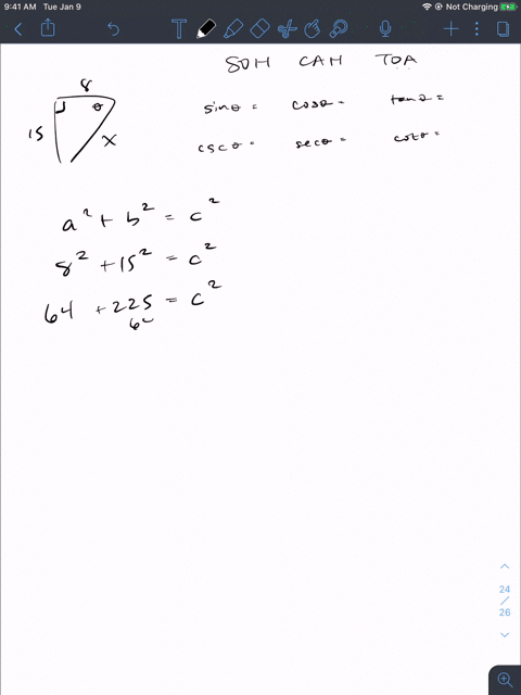 SOLVED:Find the exact values of the six trigonometric ratios of the ...
