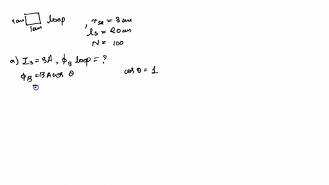 SOLVED:A square, single-turn wire loop 1.00 cm on a side is placed ...