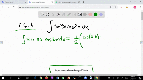 SOLVED:Table lookup integrals Use a table of integrals to determine the ...