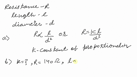 ⏩SOLVED:The resistance R of a wire varies directly as its length L… | Numerade
