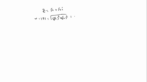 SOLVED:Convert from rectangular to trigonometric form. (In each case ...