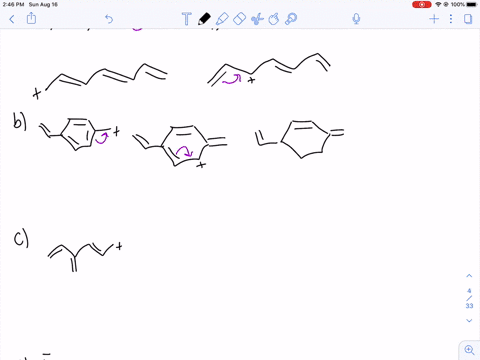 SOLVED: Draw the important resonance forms to show the delocalization ...